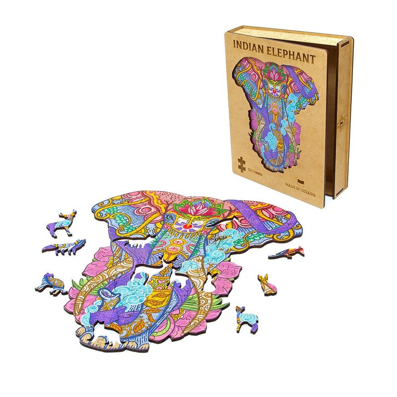 Elephant Puzzle - Etsy