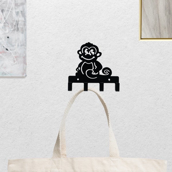 Monkey Wall Hook - Etsy