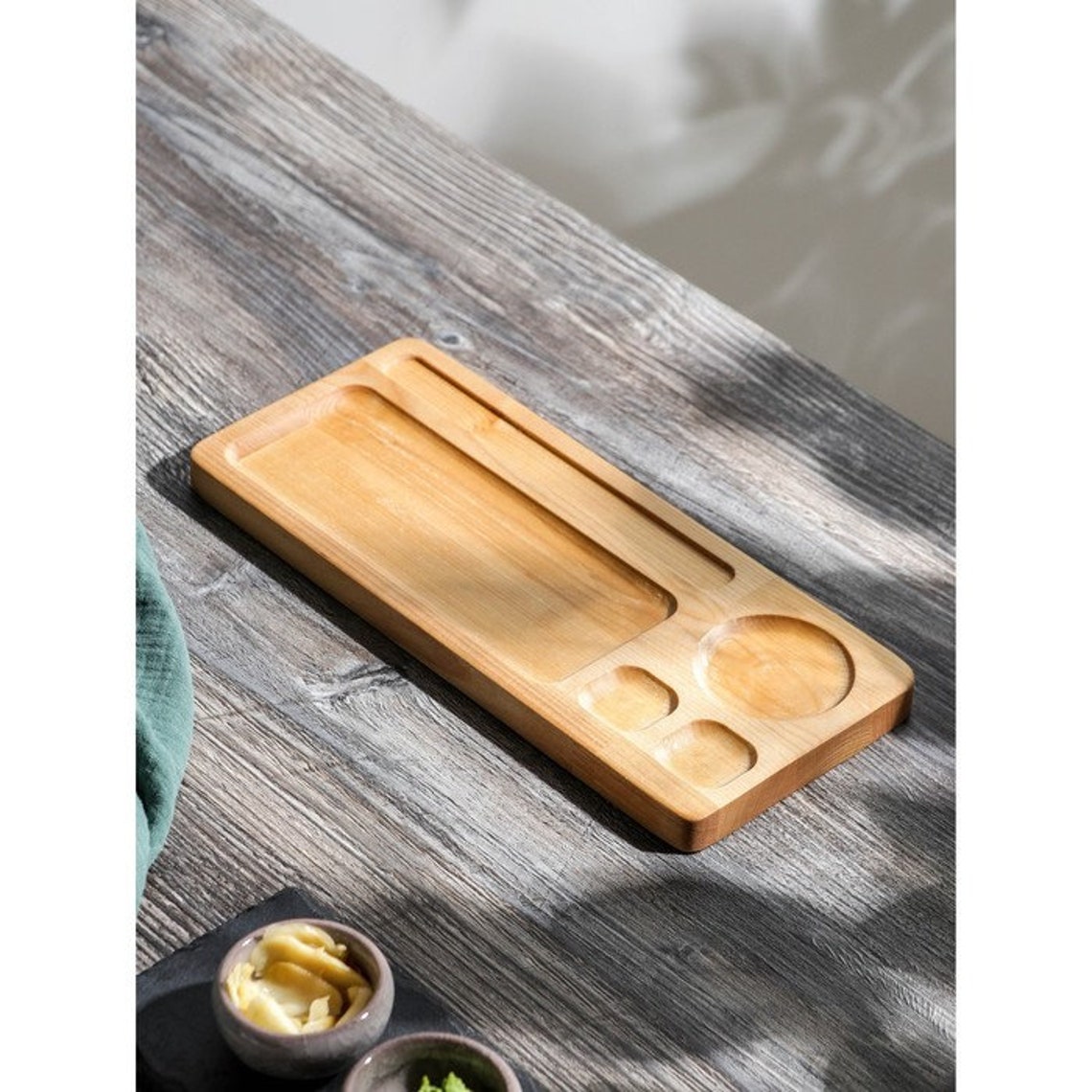 Sushi Plate Wood Personalized Sushi Board Japanese Sushi - Etsy