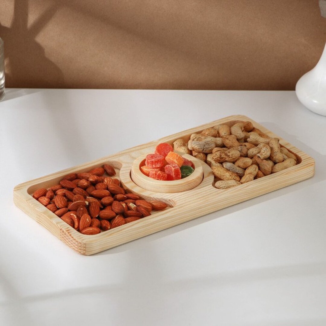 Handmade Wood Charcuterie Cheese Board, Customizable Serving Tray ...