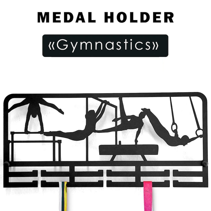 Gymnastics Medal Holder - Etsy