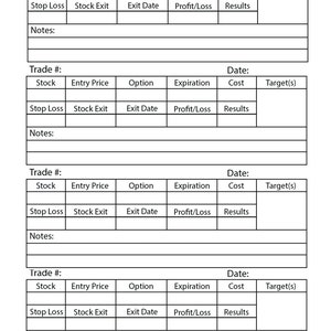The Best Trading & Investing Journal: 120 Simple Pages, for Traders by ...