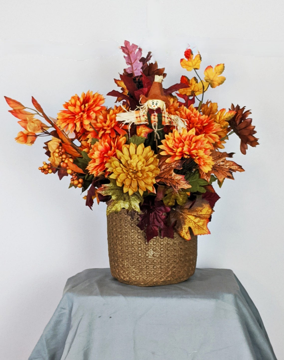 Fall Artificial Floral Arrangement, Fall Flowers, Gift for Mom, Get ...