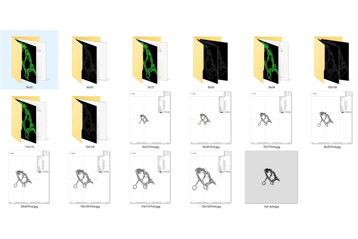 Hair Style - Machine Embroidery Design, Embroidery Design, Machine ...