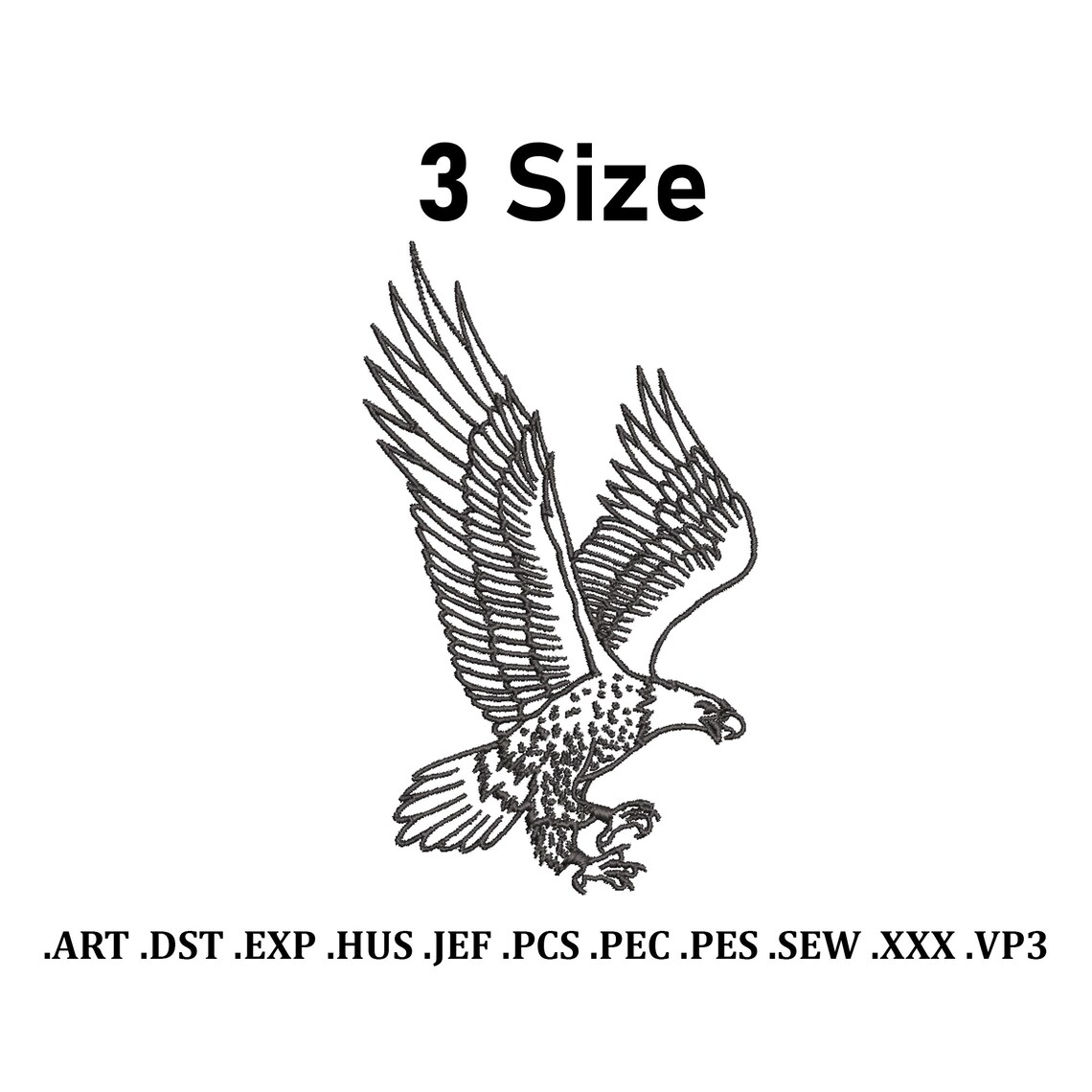 Eagle Machine Embroidery Design Embroidery Design Machine - Etsy