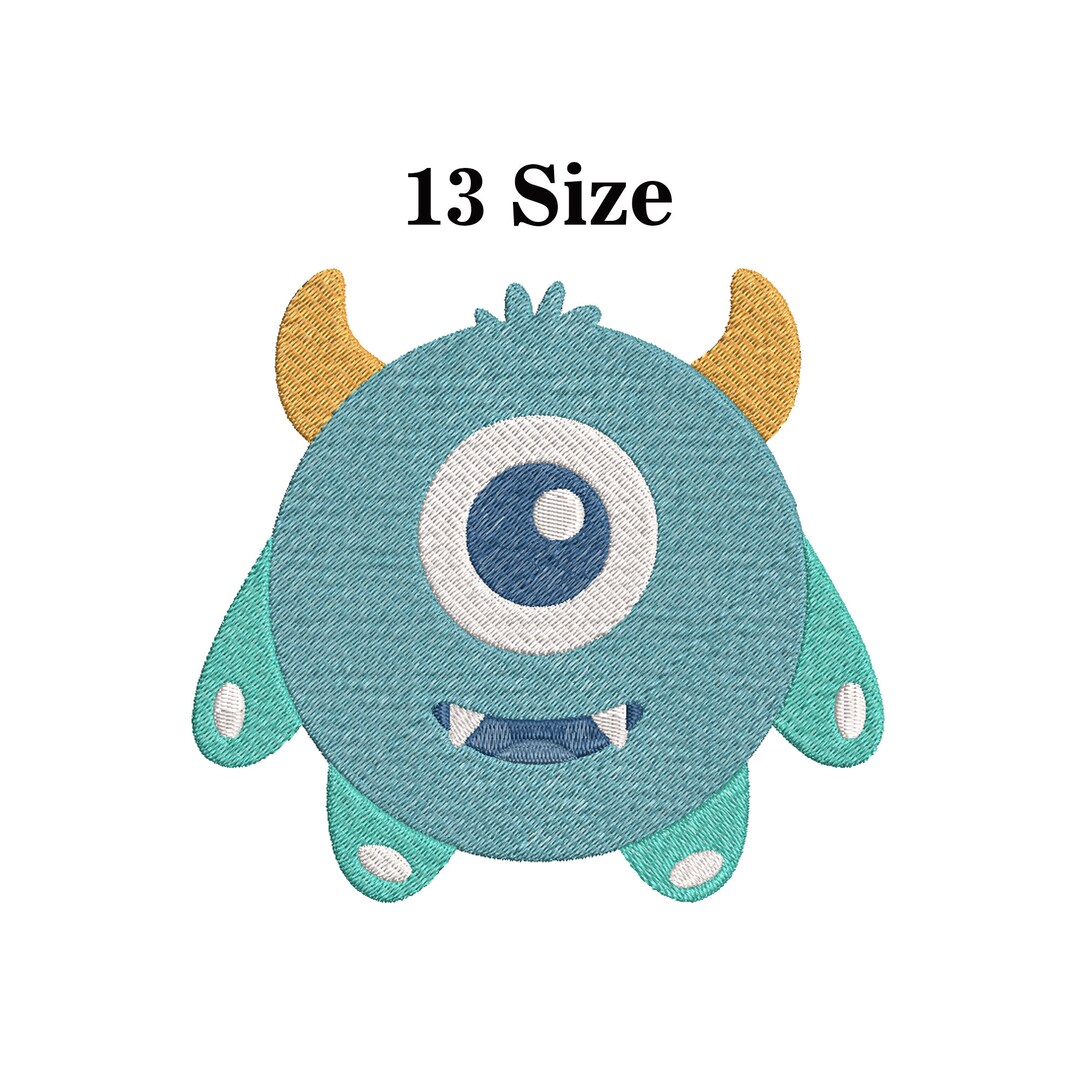 Monster Machine Embroidery Design, Embroidery Design, Machine ...