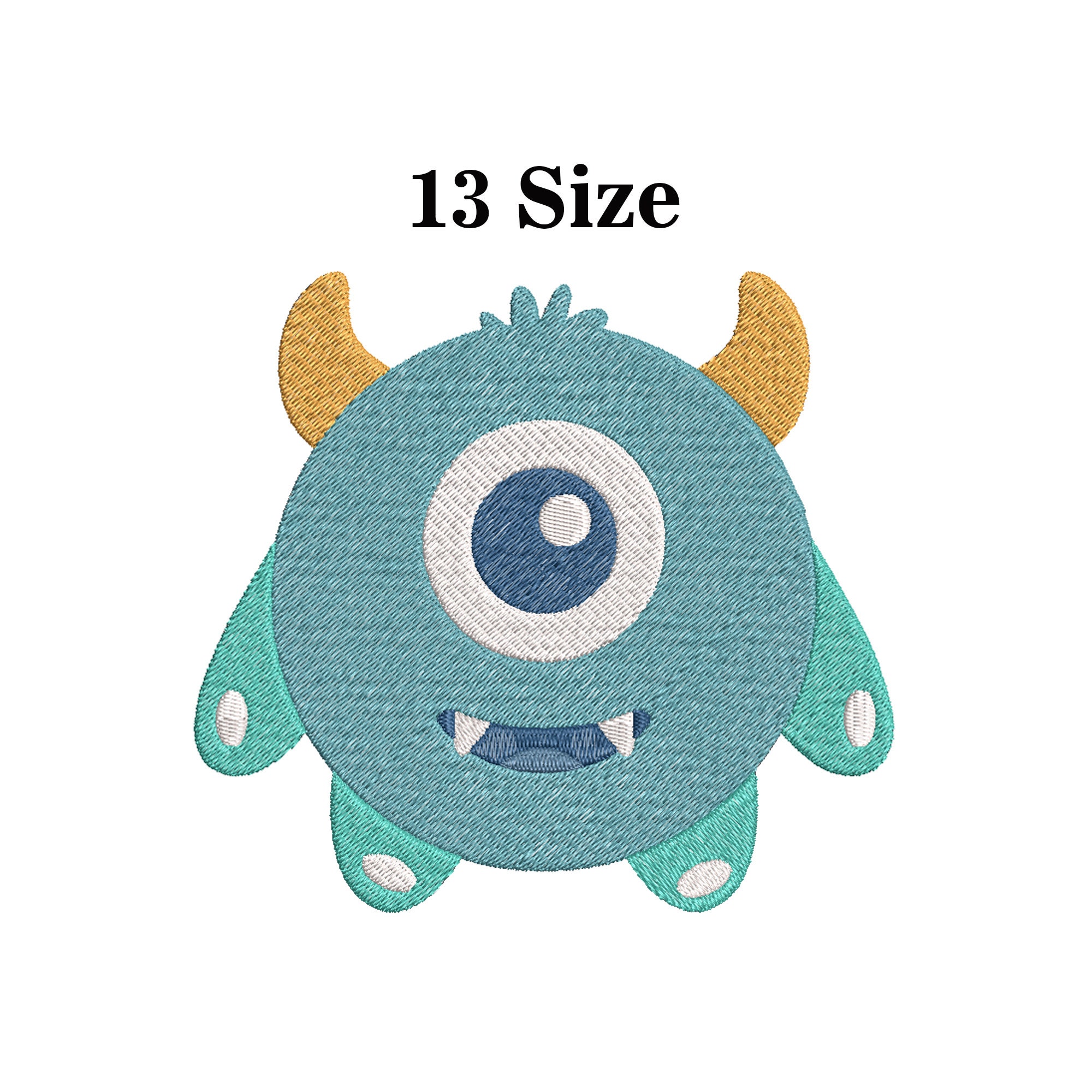 Monster Machine Embroidery Design Embroidery Design | Etsy