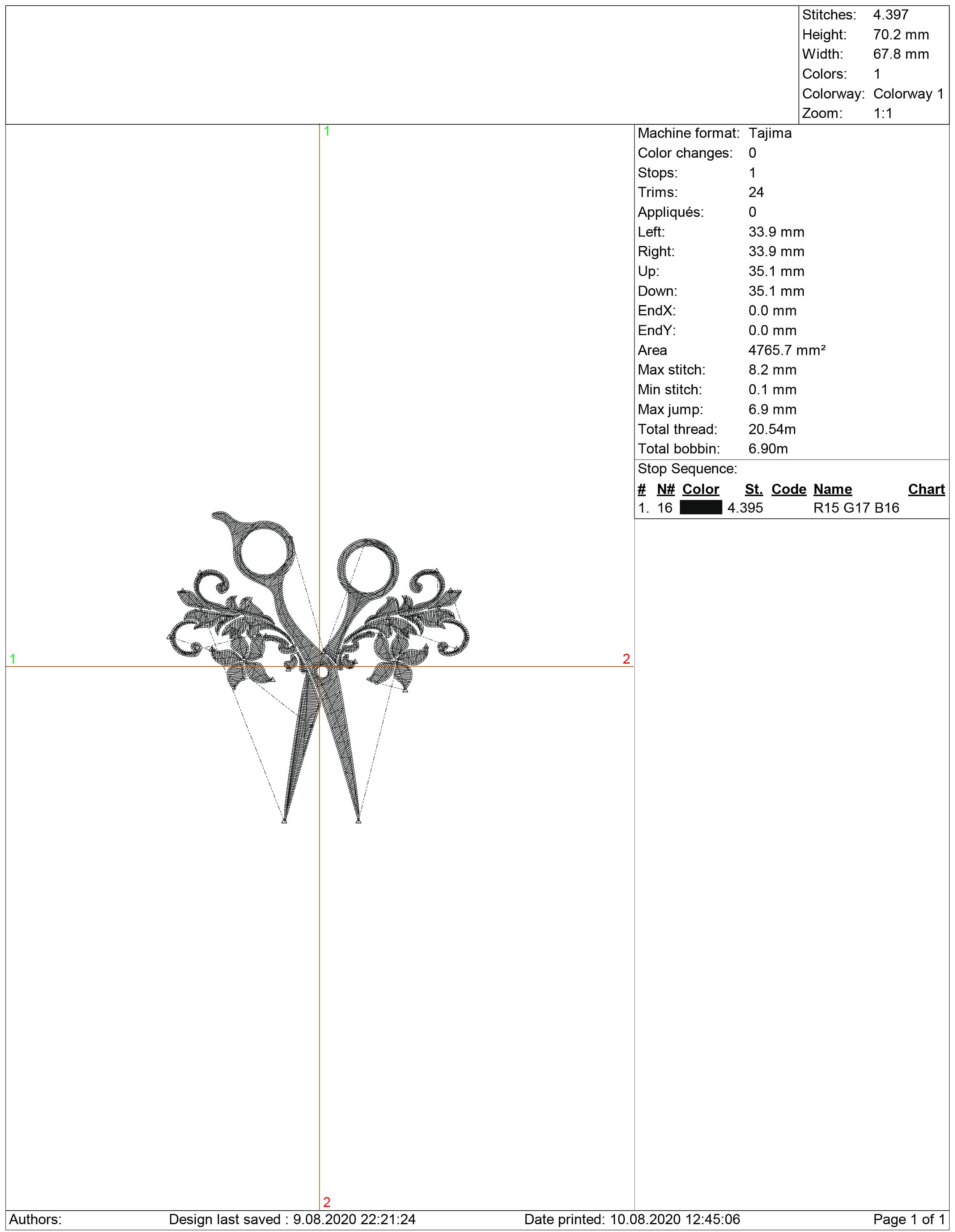 Scissors Machine Embroidery Design Embroidery Design - Etsy