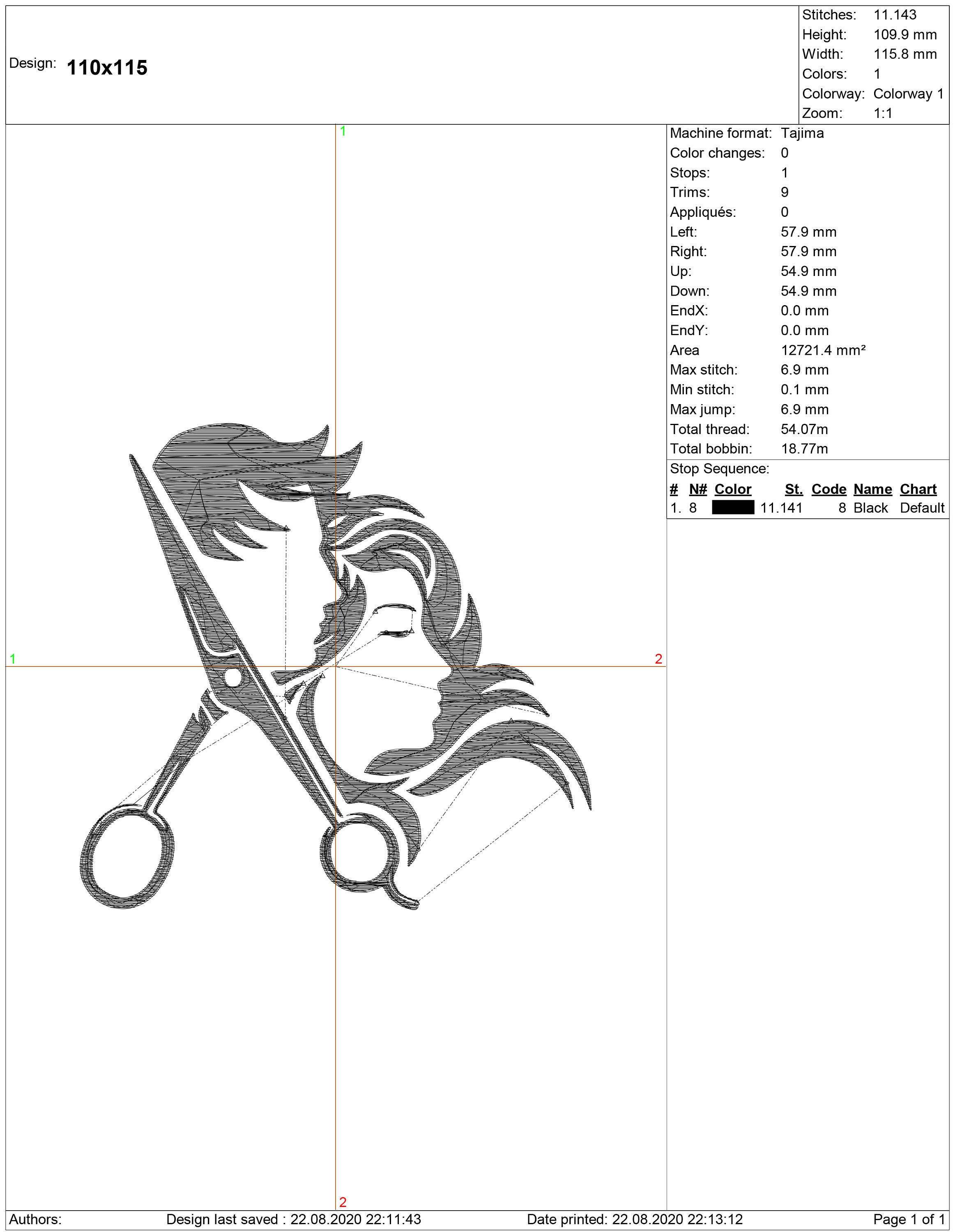 Hair Style - Machine Embroidery Design, Embroidery Design, Machine ...