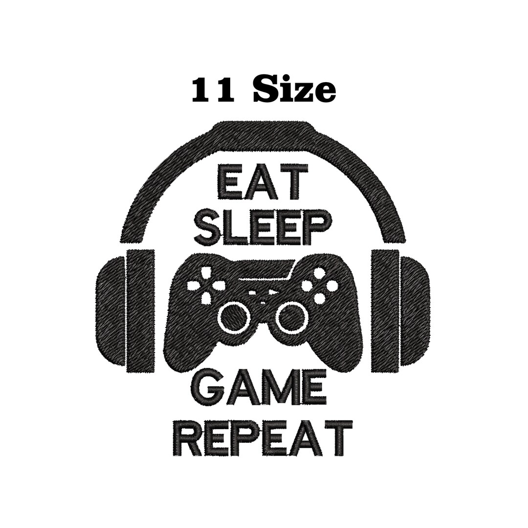 Gamer Logo - Machine Embroidery Design, Embroidery Design, Machine ...