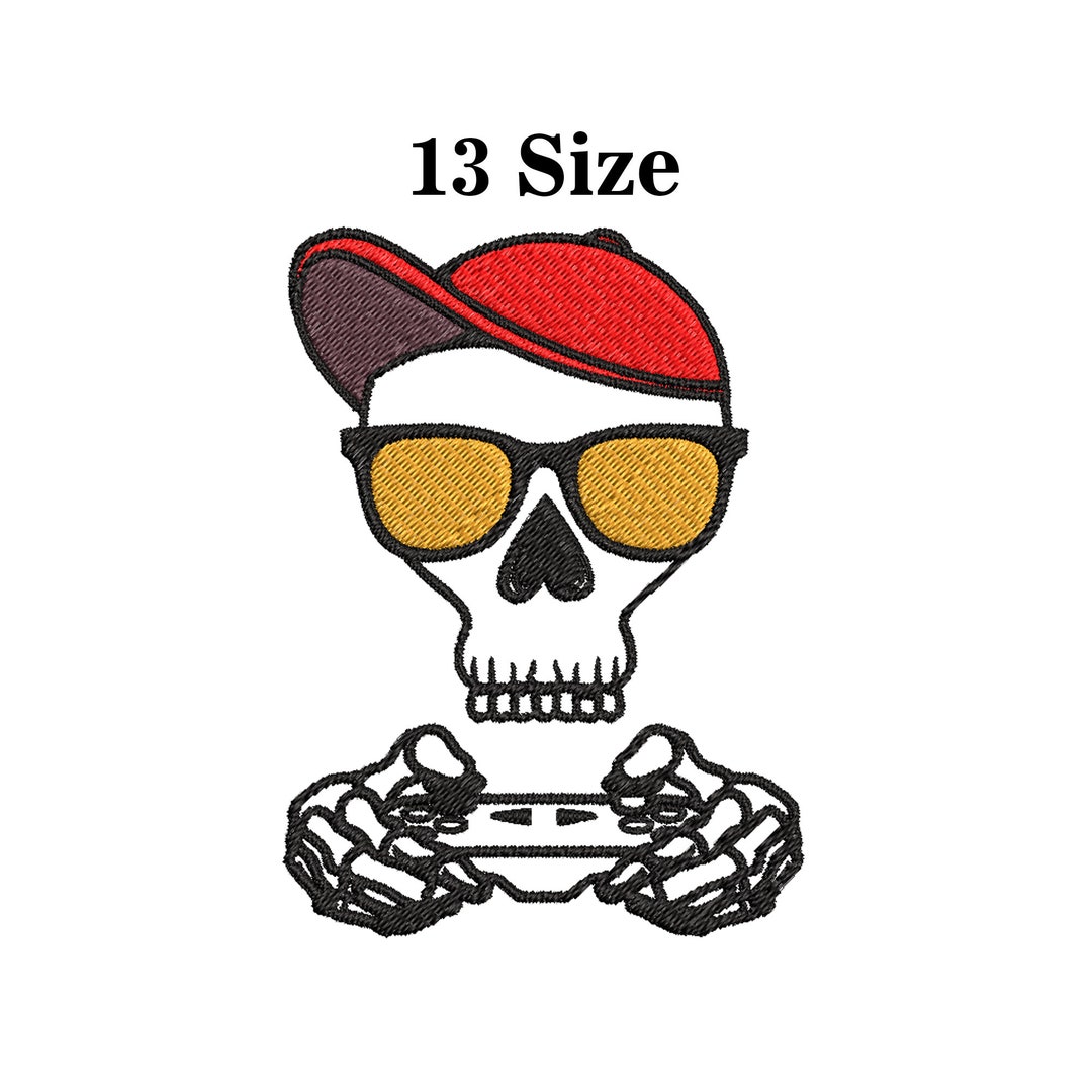 Gamer Logo - Machine Embroidery Design, Embroidery Design, Machine ...