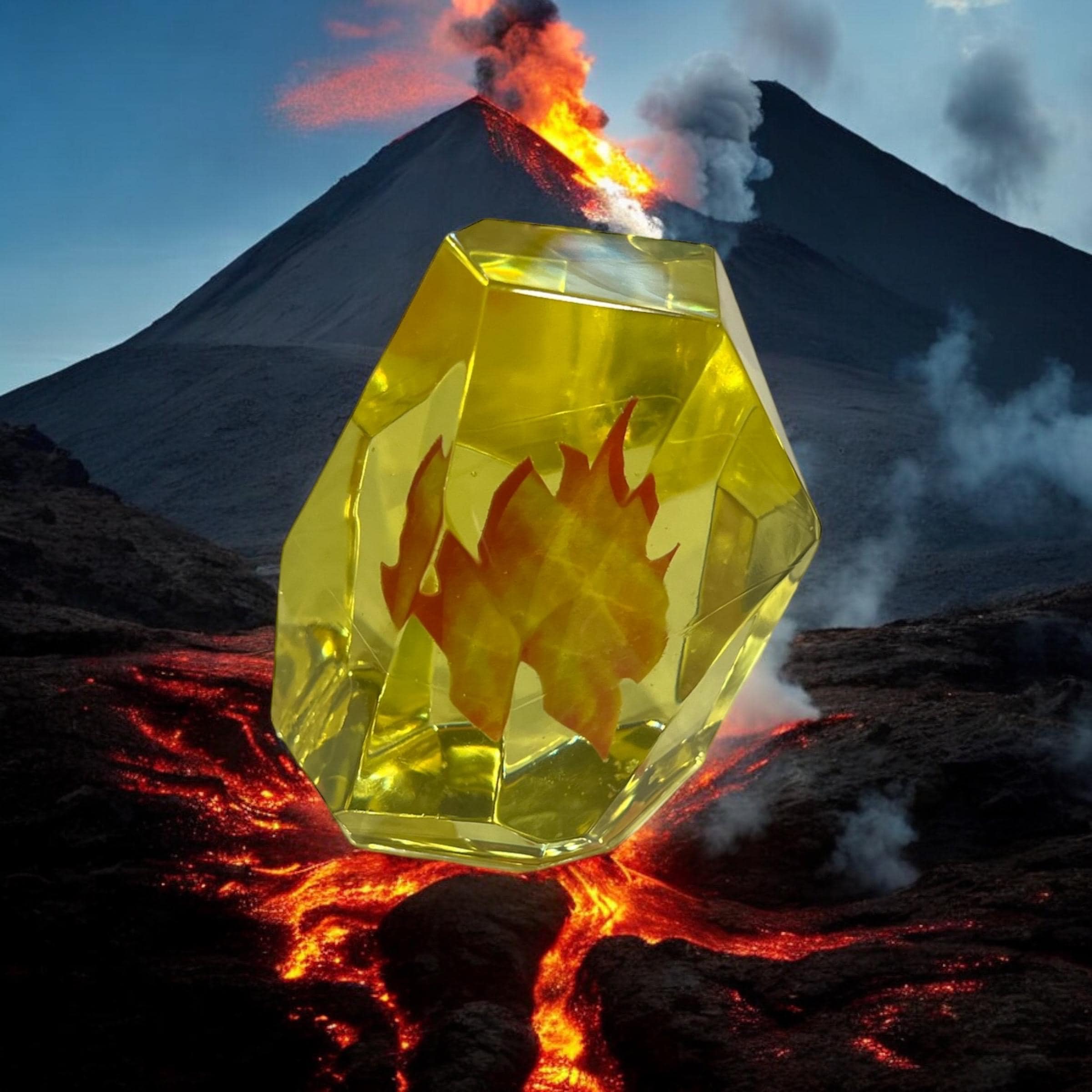 Pokemon Evolution Stones LARGE Size Fire, Water, or Thunder Stone ...