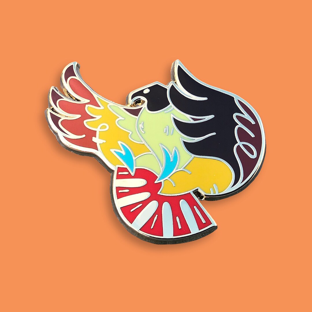 Red-tailed Hawk Hard Enamel Pin Gua Lapel Pin Guaraguao Eagle Pin Bird ...