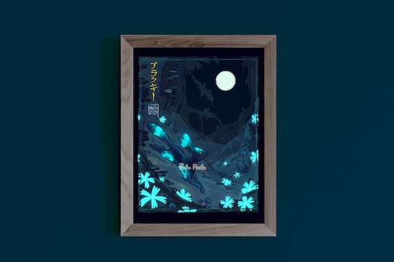 Lunar Dance Shiny Umbreon Pokemon Print Poster Pokemon - Etsy