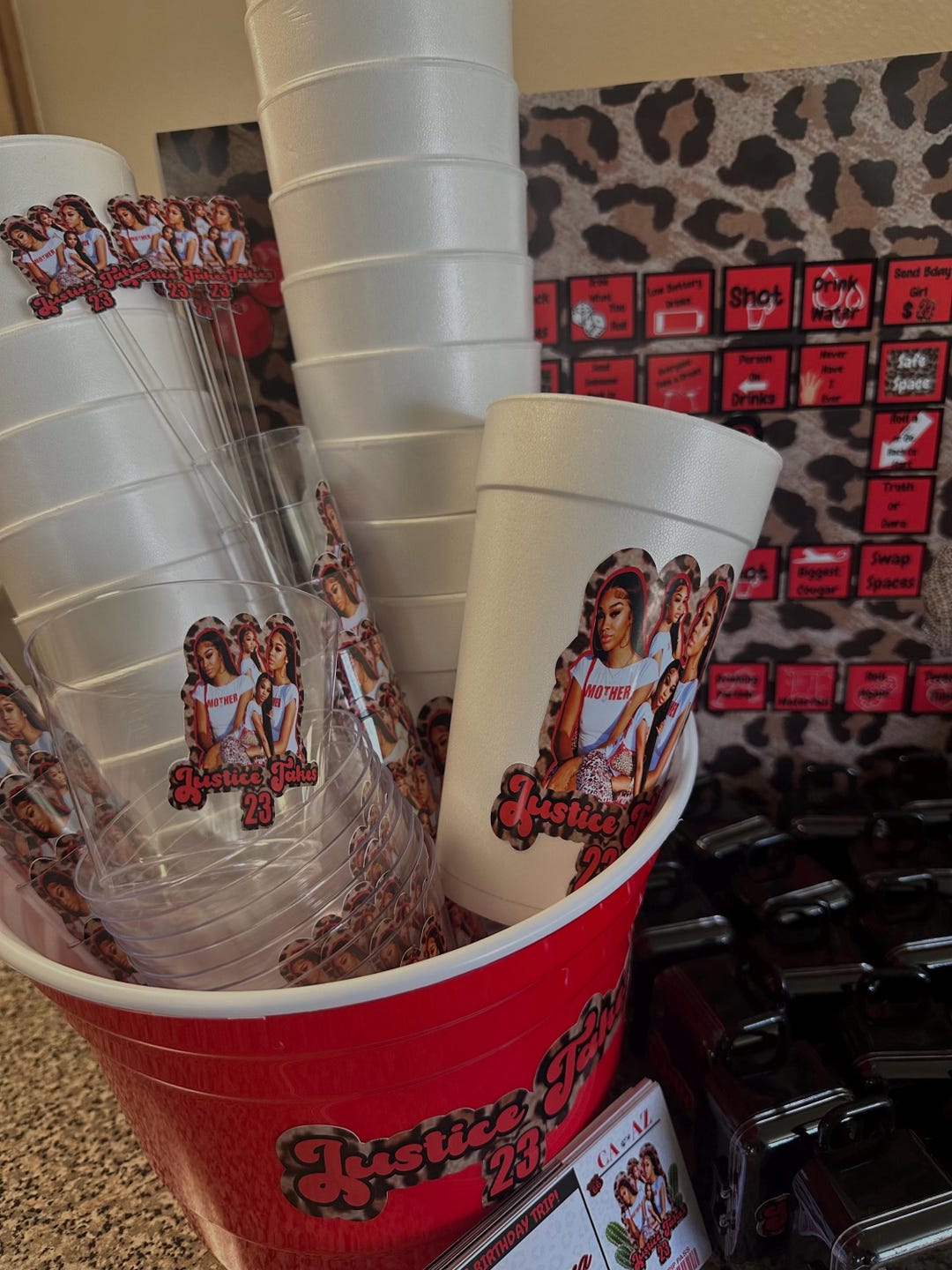 Custom Party Bucket: Adult Birthday, Wedding, Holiday Favors - Etsy