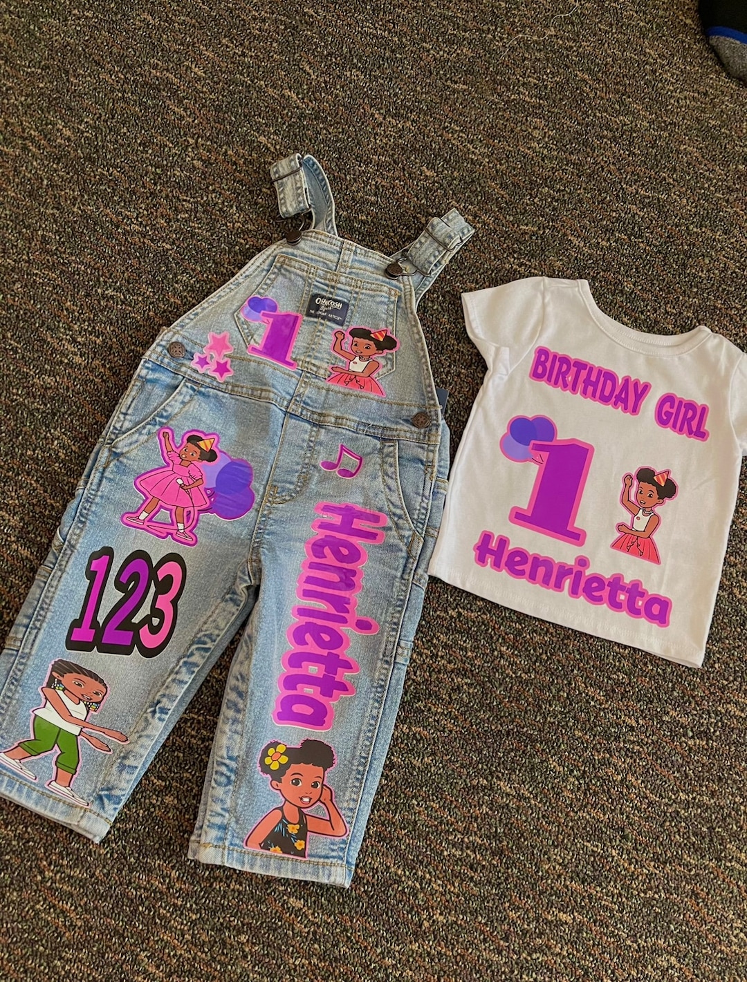 Gracie Outfit | Character Outfit | Custom Overalls | Custom Birthday ...