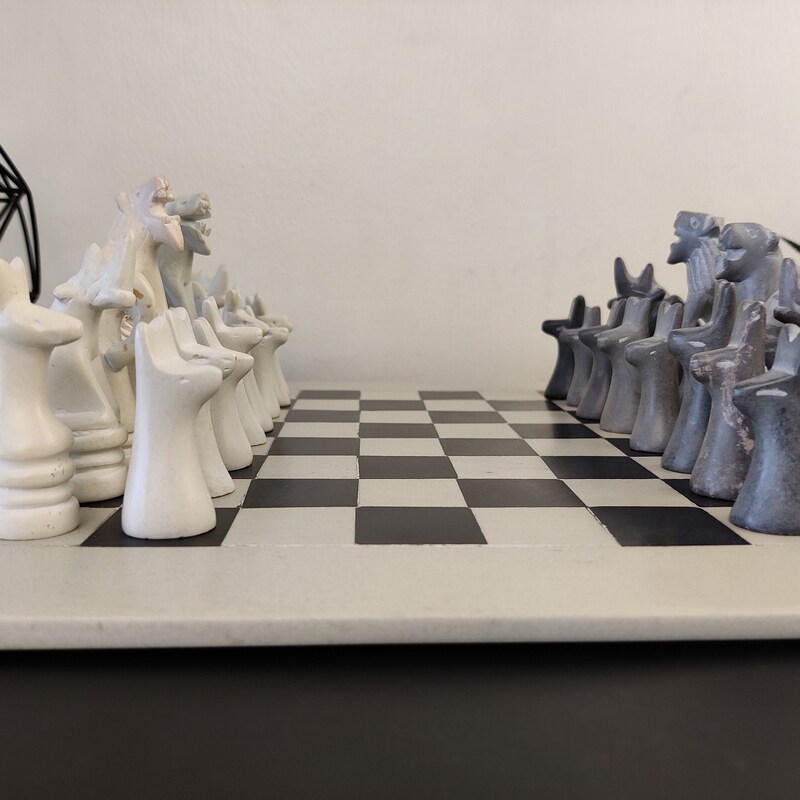 Animal Chess Board - Etsy