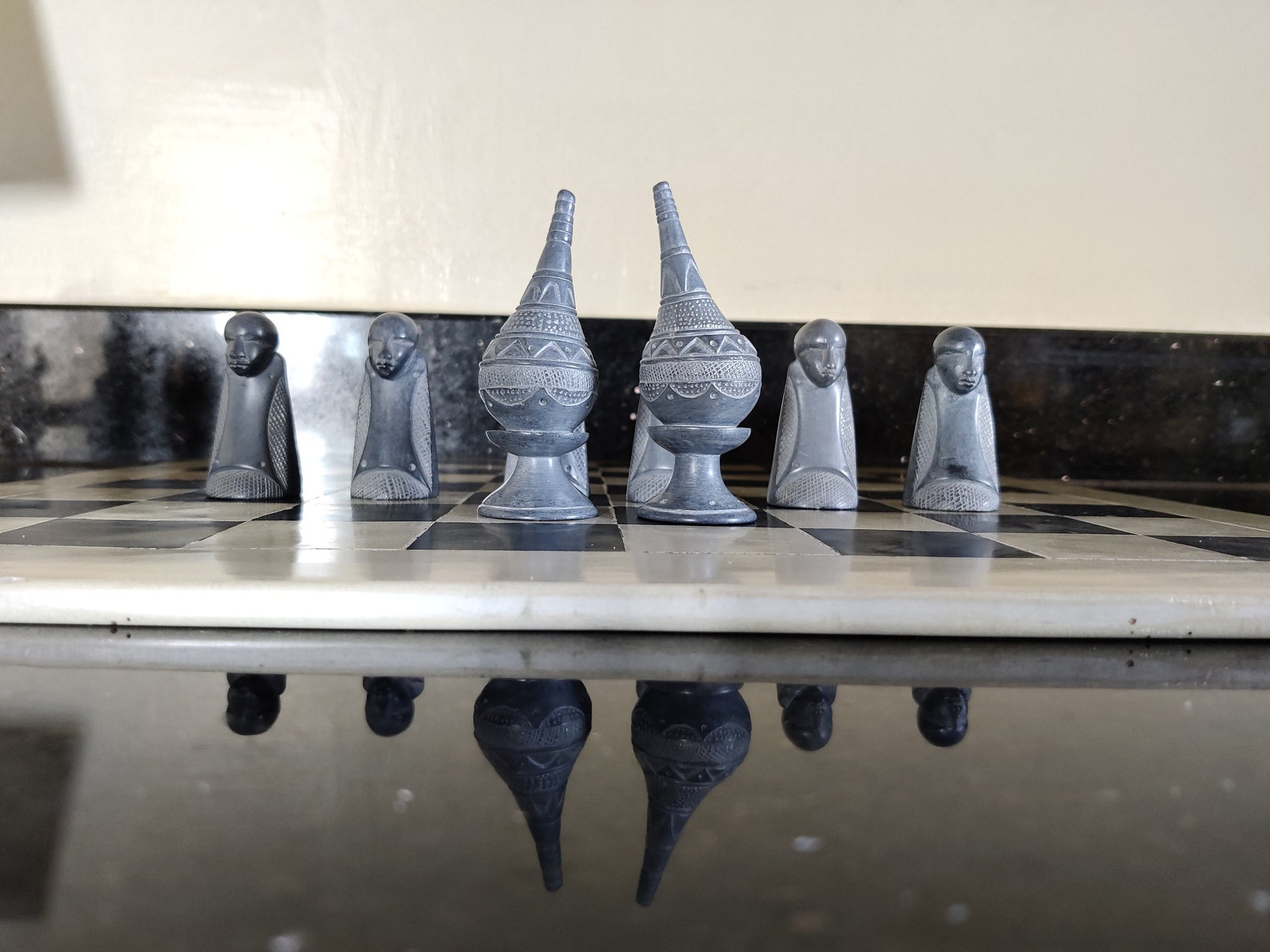 African Chess Set 18 Inch Chess Board Chess Pieces Fast Shipping Before ...