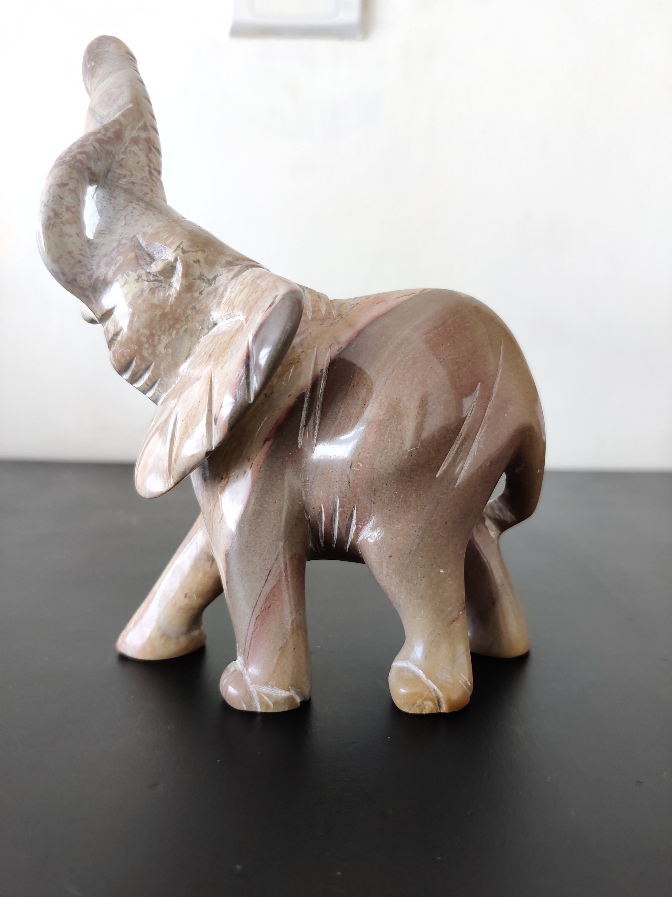 4 Set Elephant Family Sculpture Good Luck Elephant Figurines - Etsy
