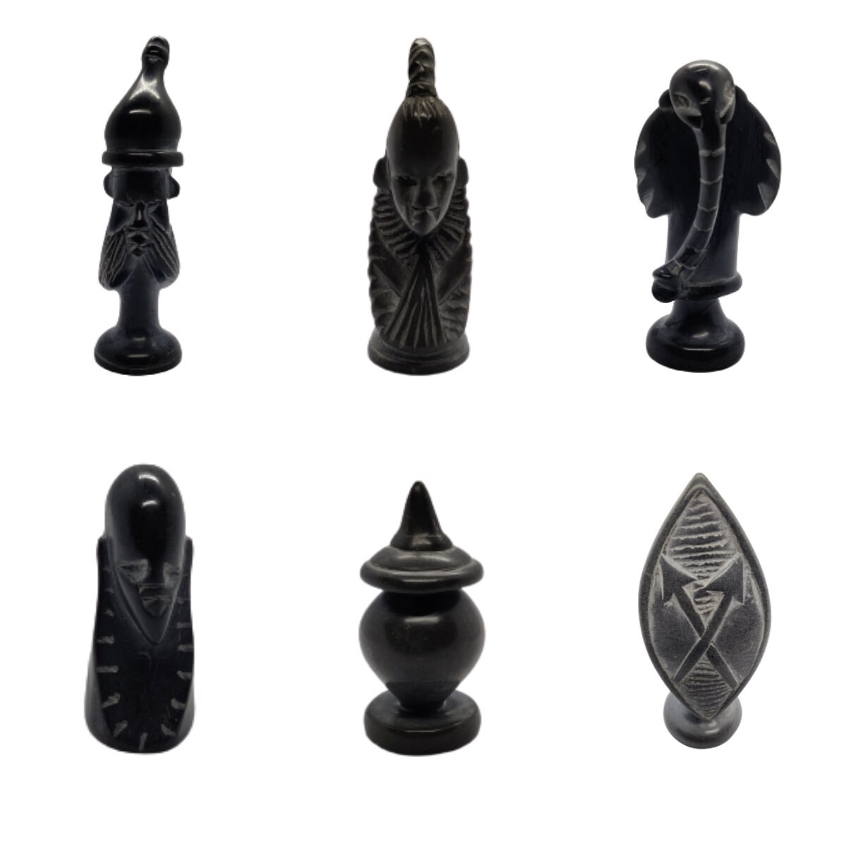 Tribal Hand Carved Onyx African Chess Set 2 Player Classic Chess Set ...