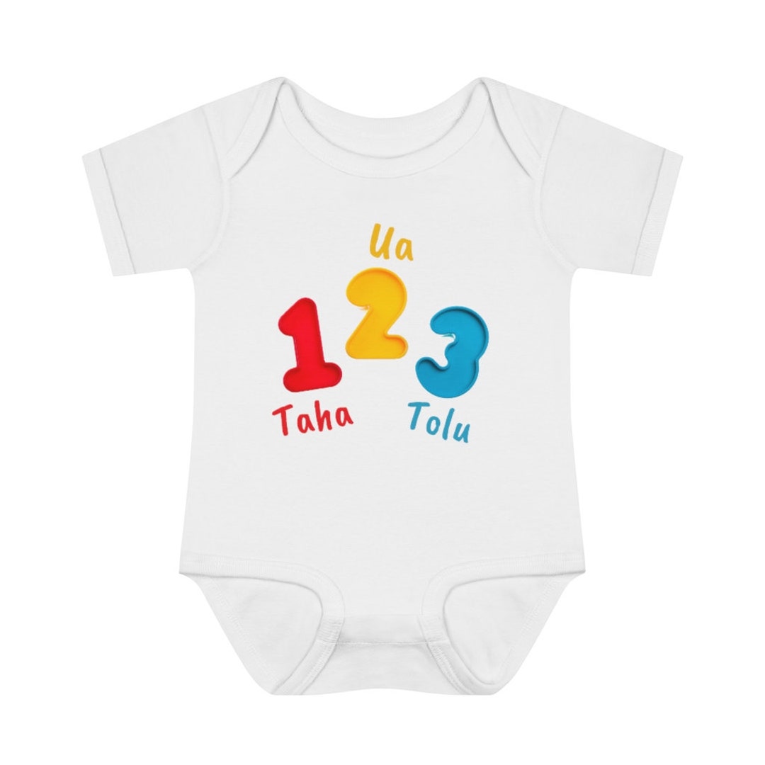 Counting Numbers Tongan Baby Bodysuit, Tongan Baby Onesie, Tongan ...