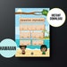 Printable Hawaiian Educational Charts Set, Tropical Aloha Theme ...