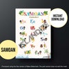 Printable Samoan Months Chart, Instant Digital Download, Samoan ...