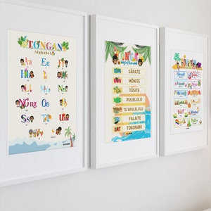 Printable Tongan Numbers 1-10 Poster Tongan Tropical Beach - Etsy
