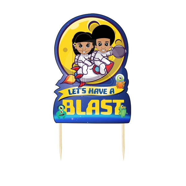 Printable Rocket Cake Topper - Etsy