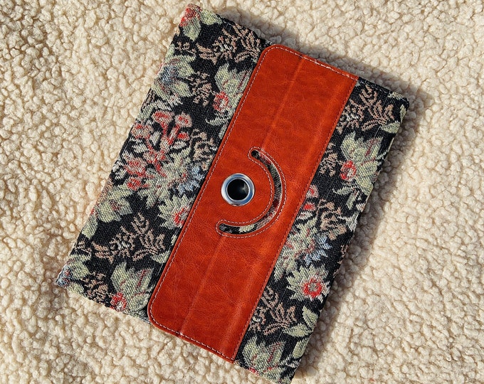 Recycled Denim Tablet Cover/case With Sashiko Embroidery - Etsy