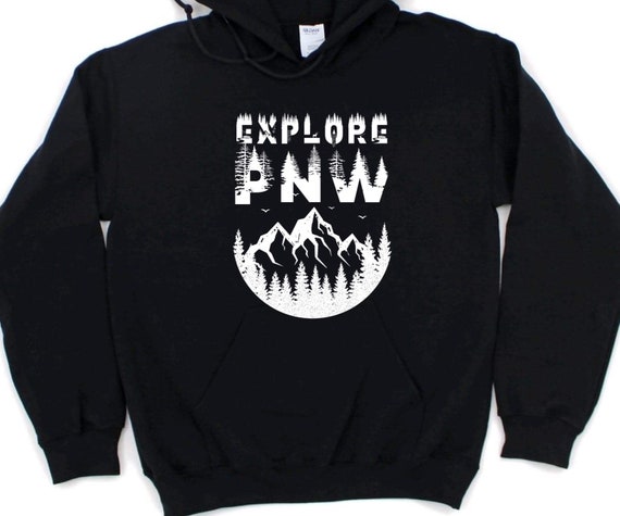 Explore PNW Hoodie Pacific Northwest Explorer The great | Etsy