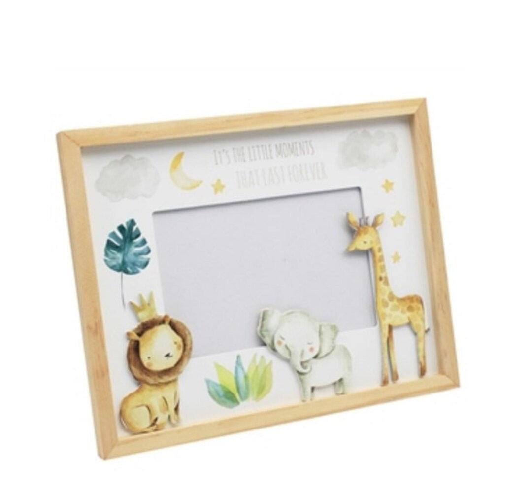 Children's Photo Frame Animal Photo Frame Safari Photo - Etsy
