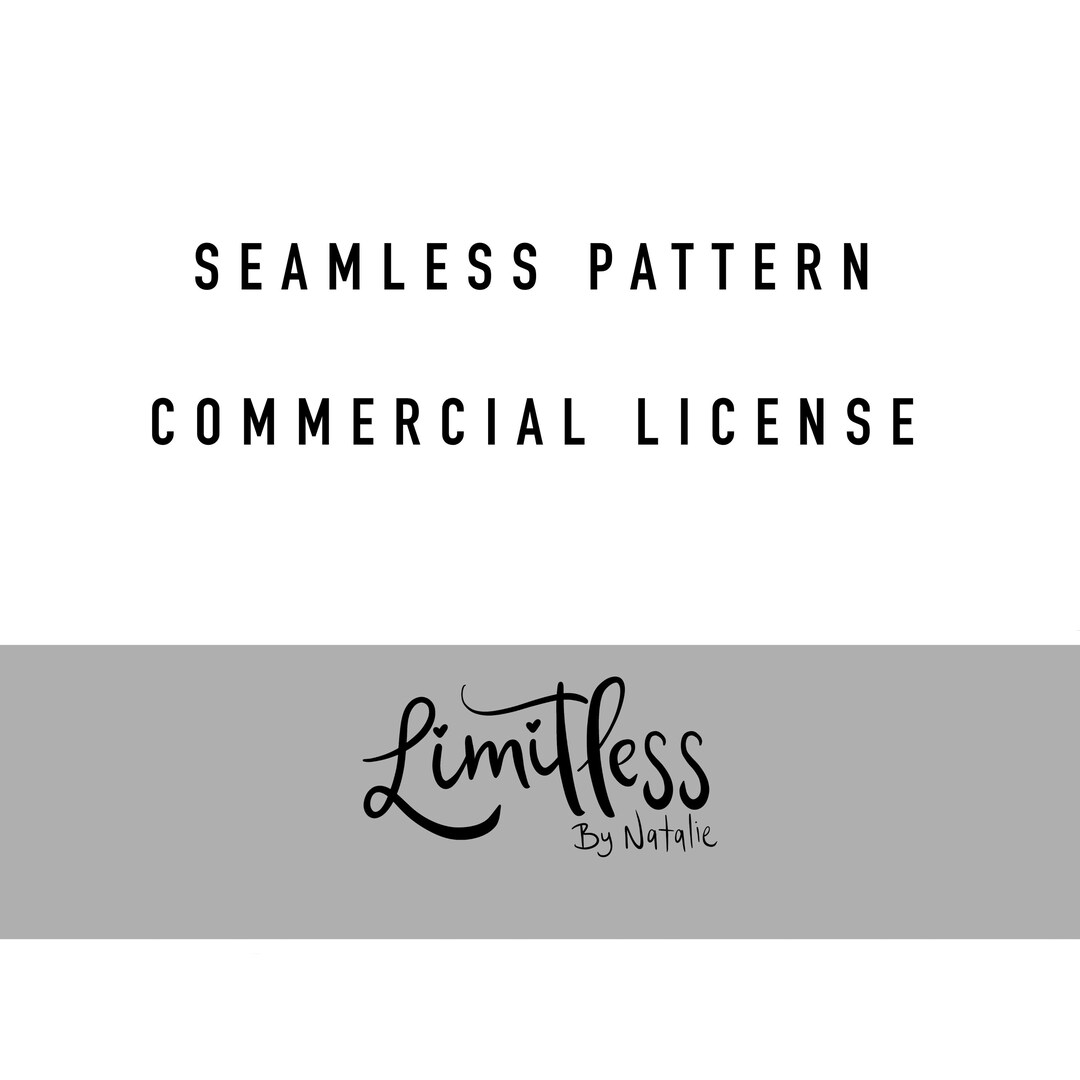 Commercial License for Seamless Patterns - Etsy