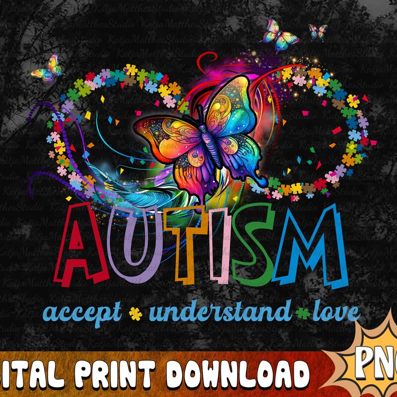 Autism Butterfly - Etsy