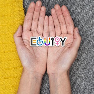 Equity Symbol Pride Month Sticker Idea Custom Stickers - Etsy UK