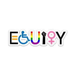 Equity Symbol, Pride Month Sticker Idea, Custom Stickers, Funny Sticker ...