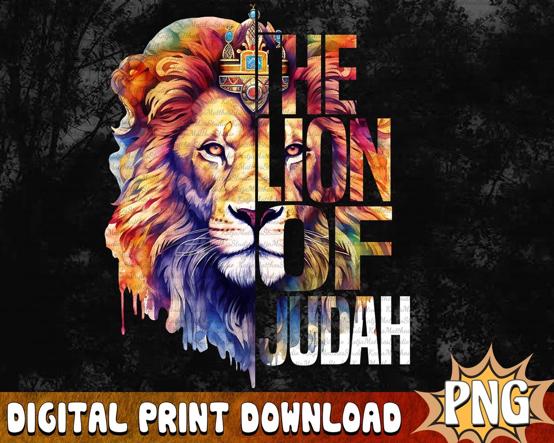 Jesus Lion of Judah Christian PNG, Jesus Lion Face Sublimation, Jesus ...