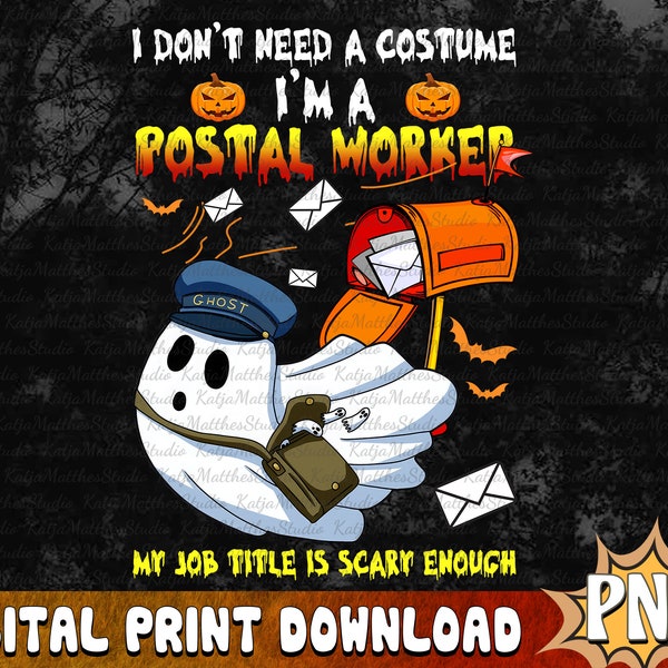 Postal Worker Halloween Shirt - Etsy