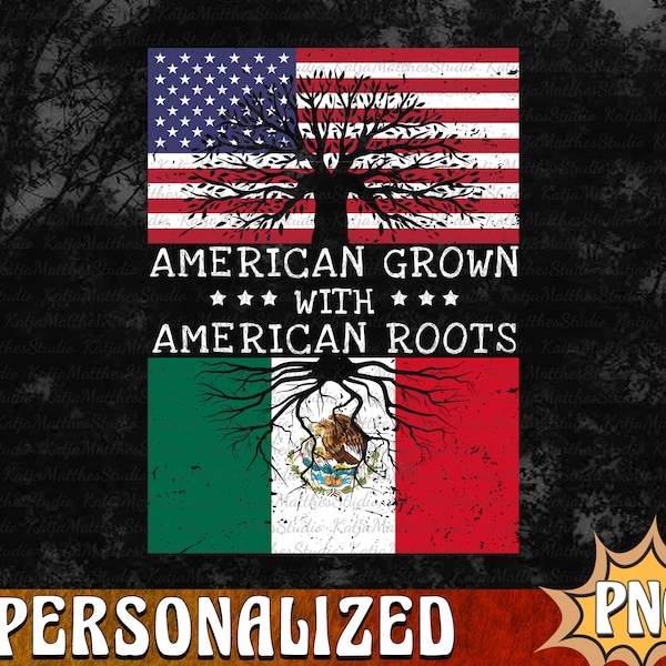 American Grown With Mexican Roots Svg - Etsy