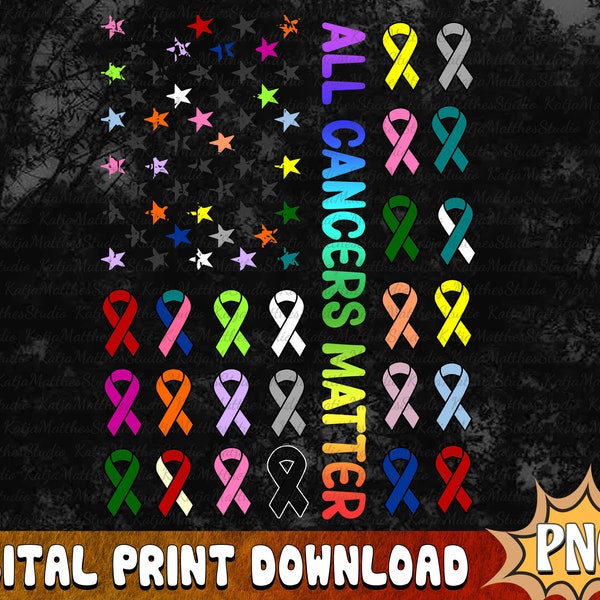 Cancer They All Matter - Etsy