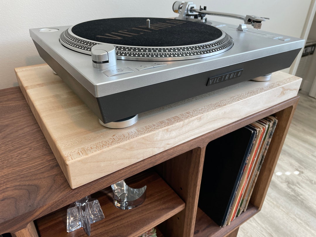 Record Player Isolation Platform Hard Maple Isolation Platform Walnut ...