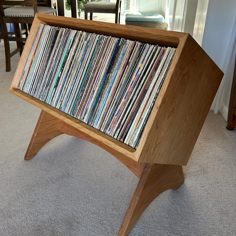 The Krebson Tall Base Cubby Vinyl Storage Stand - Cherry - Etsy