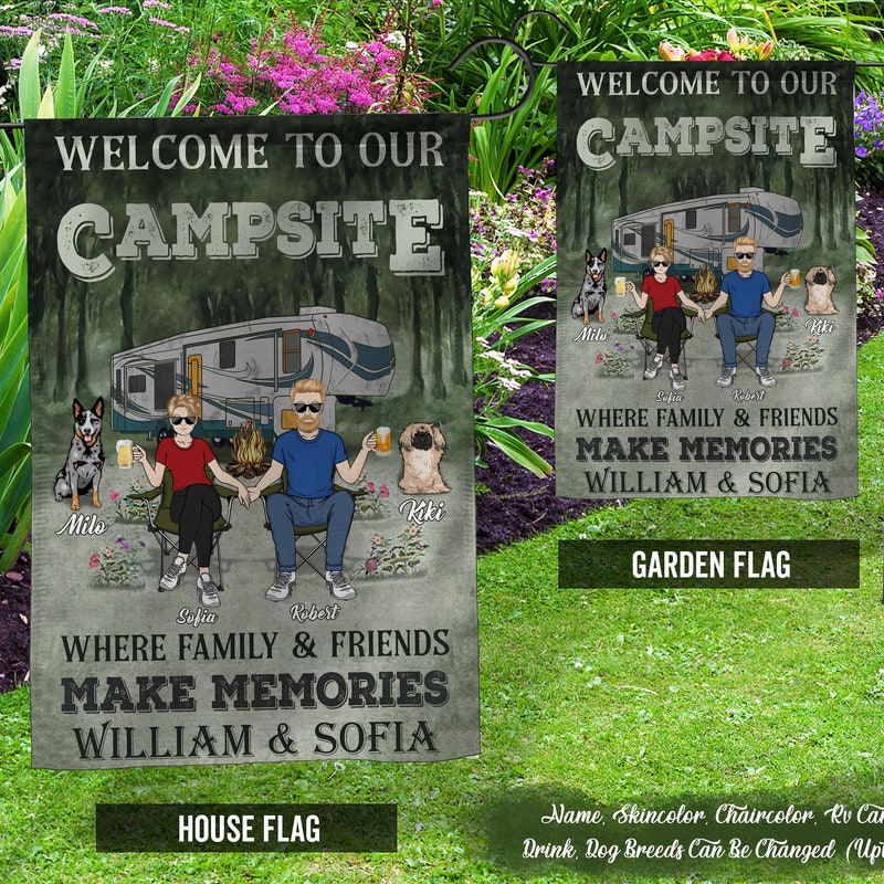 Camping Flag - Etsy
