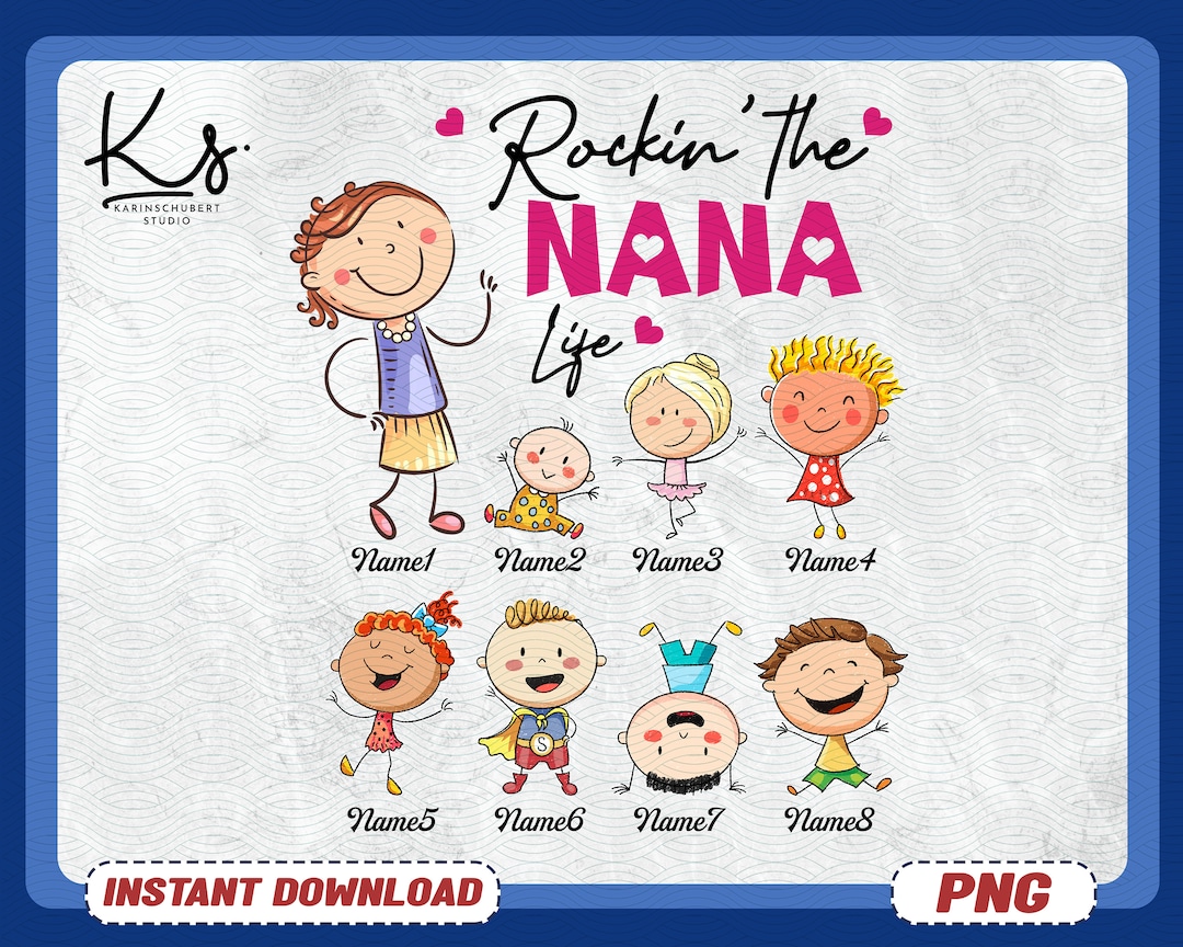 Rockin 'Oma Leben Png, Eine Nana zu sein, macht mich Komplett Png ...