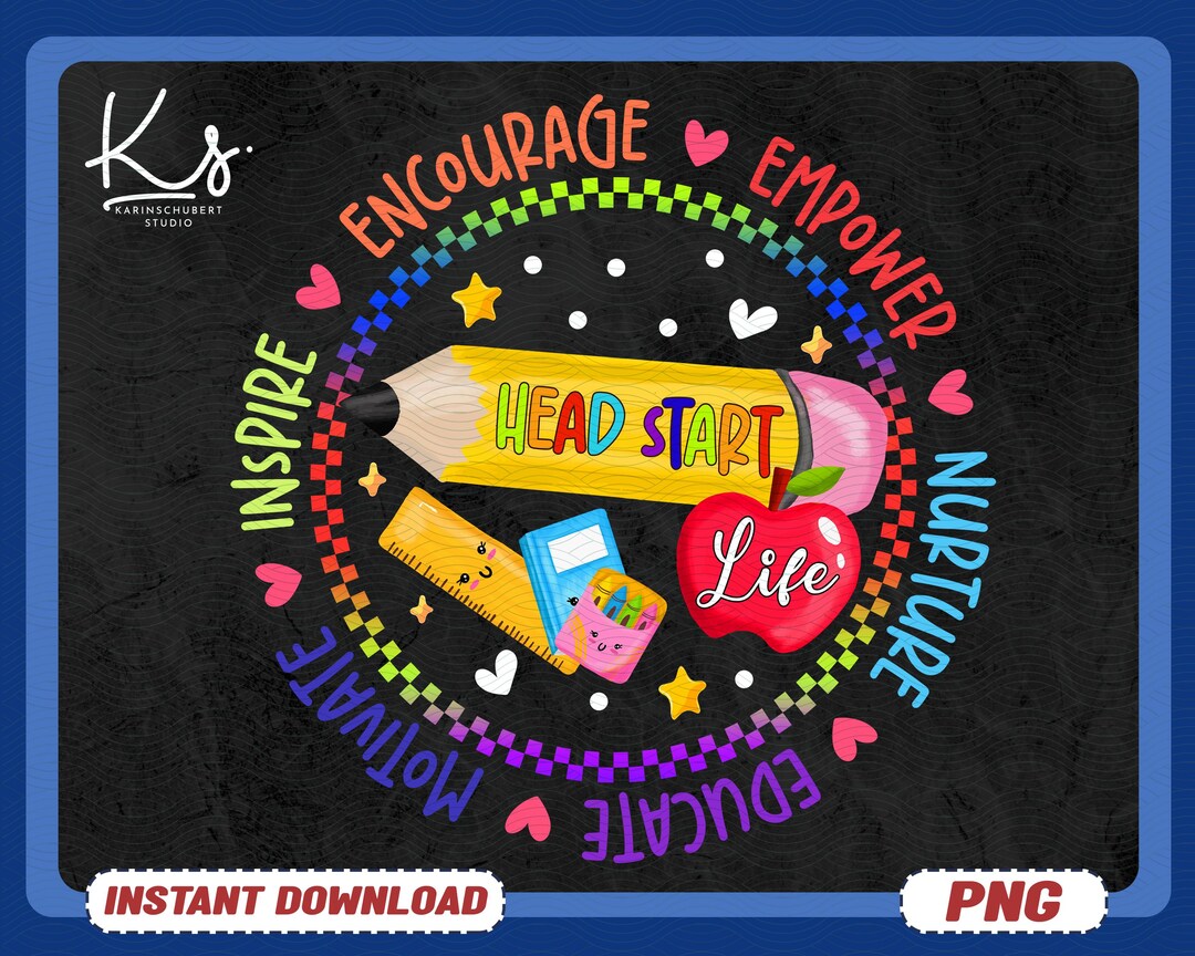 Head Start Life Homeschool Teacher PNG, Teacher Inspiration Quote ...
