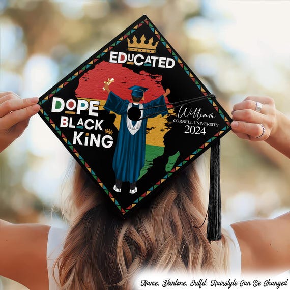 Africa Graduation Cap Young African Woman In Graduation Cap
