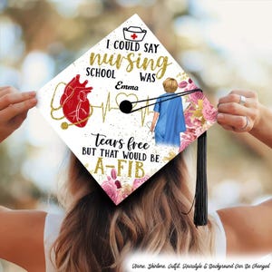 Personalized Nursing Graduation Cap Topper, I Could Say Nursing School ...