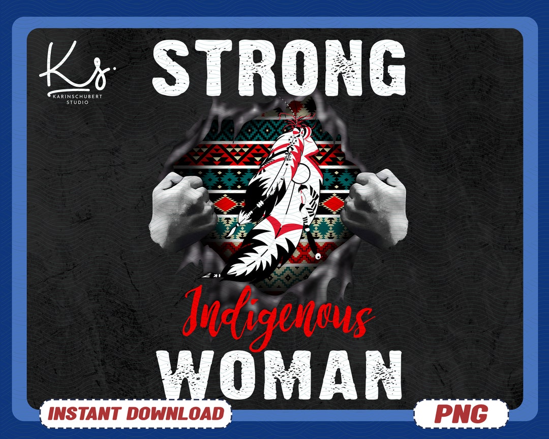 Strong Indigenous Woman Png, Native American Inspired Png, Native ...