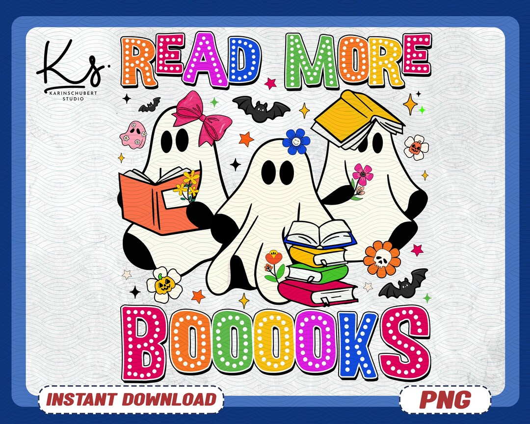 Read More Boooooks Png, Sheet Ghost Png, Funny Halloween Png, Ghost ...