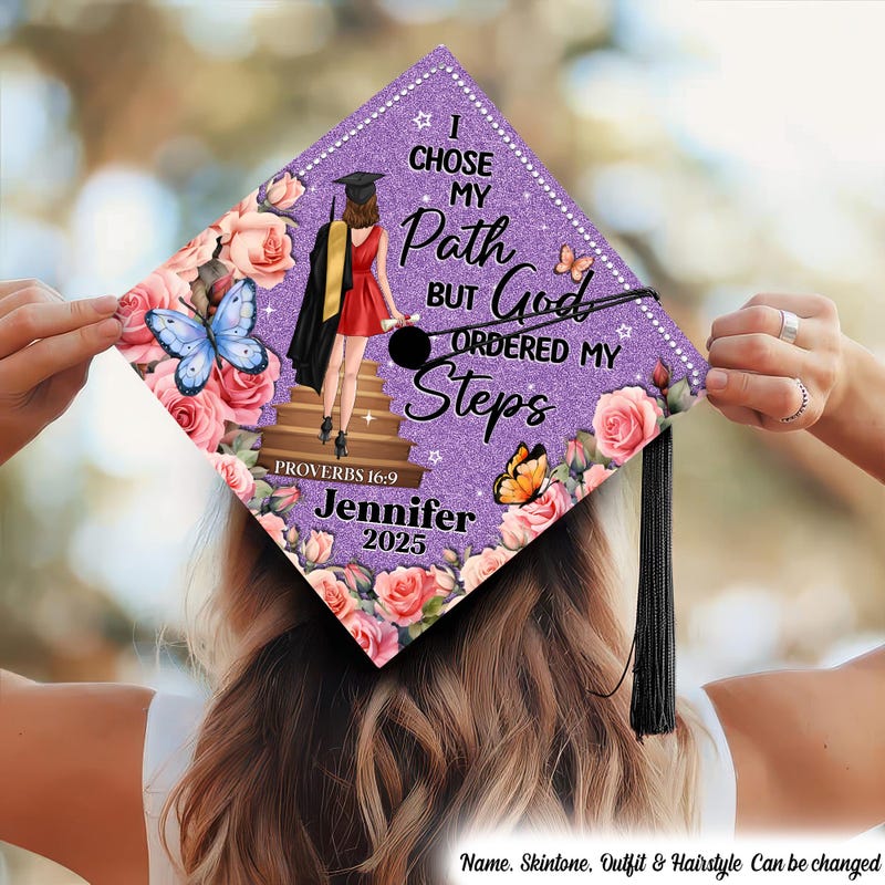 Bible Verse Grad Cap - Etsy